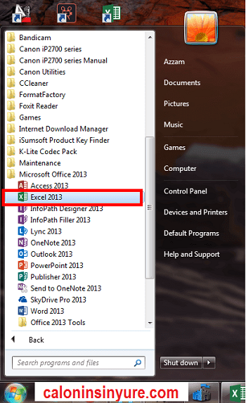 Cara Mengoperasikan Microsoft Excel
